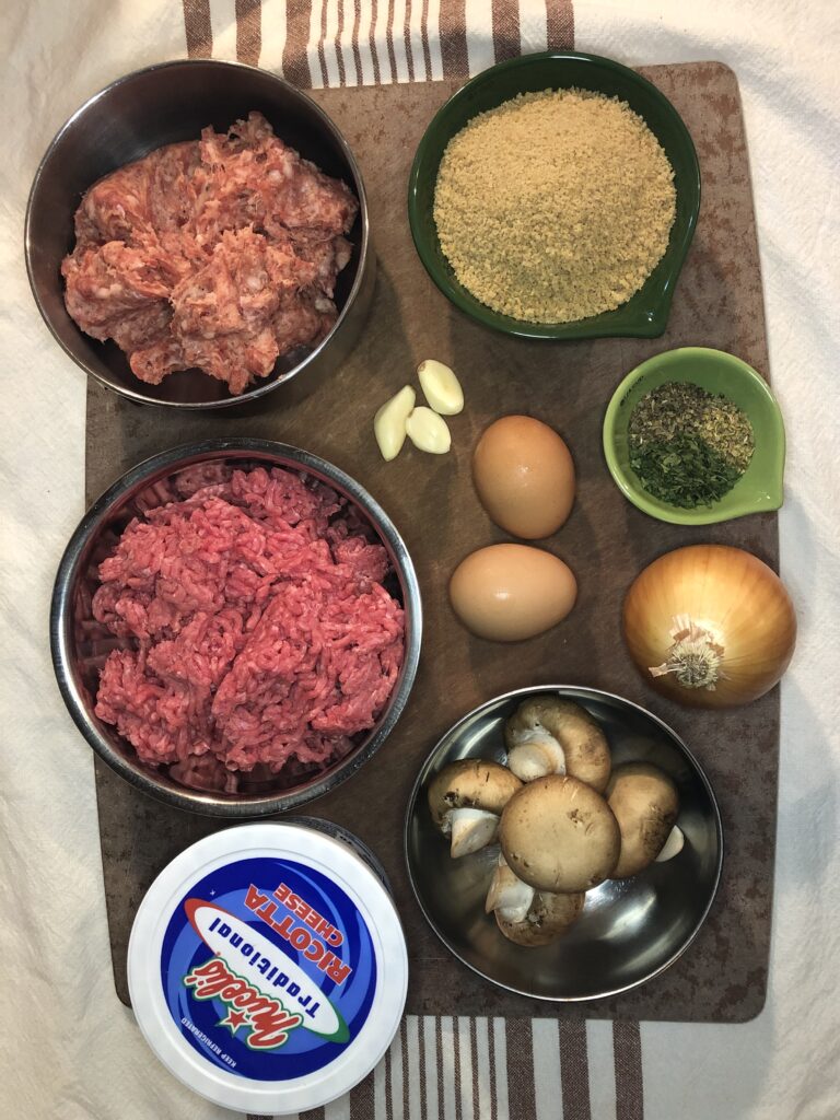 Mushroom & Ricotta Jumbo Meatballs - Thyme + Timber